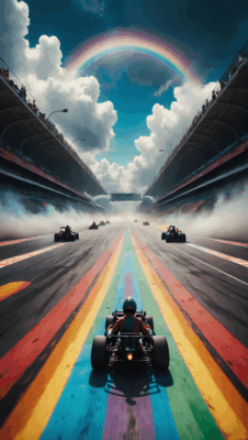 Magic Hour | Rainbow Go-Karts - Animation Template