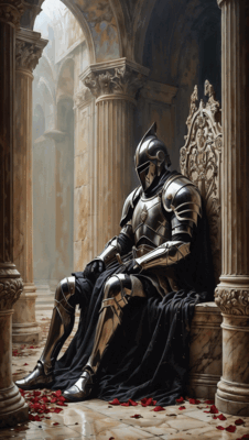 Magic Hour | Knight Sitting on Throne - Animation Template