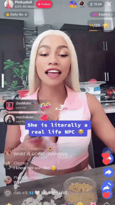 Magic Hour | "Gang gang" Pinkydoll NPC Live Stream - Video Face Swap ...