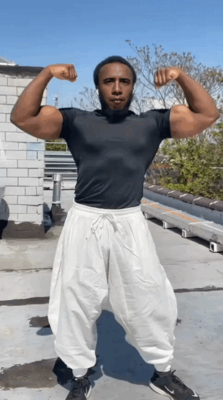 Magic Hour | Man Flexing then Dancing to Oogi bogi bam bam - Video Face ...