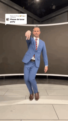 Magic Hour | Weather Man Lunar Party Dance - Video Face Swap Template