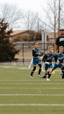 Magic Hour | Kid Scoring Touchdown in Flag Football - Video Face Swap ...