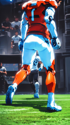 Magic Hour | Football Players with Mech Limbs - Video-to-Video Template