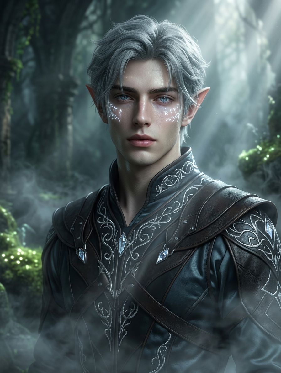 Magic Hour | Misty Elf Portrait - AI Image Editor Template