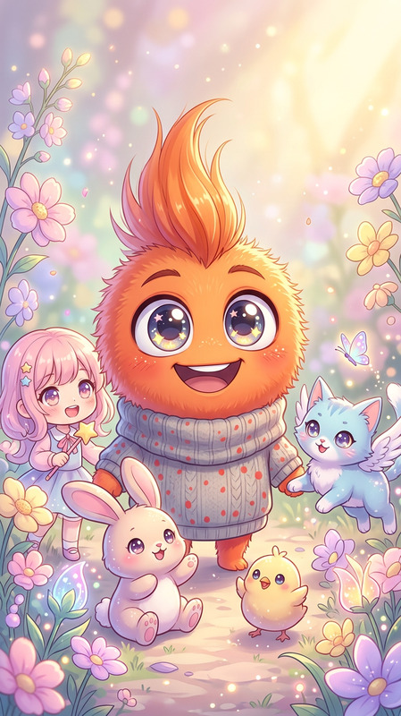 Magic Hour | Pastel Joy Ensemble - AI Image Editor Template